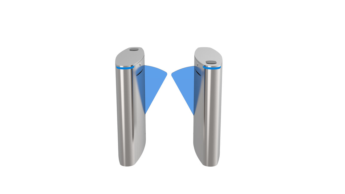 Brushed Access Controller Flap Barrier Gate with 2.0mm Top Cover 0.8mm ...