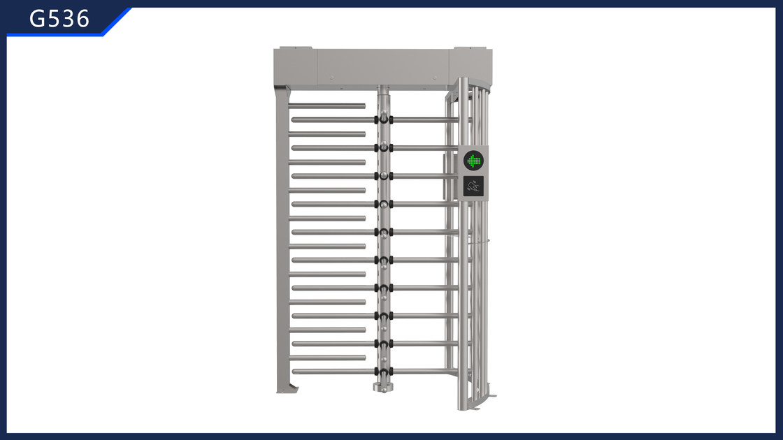 Security Control Access Full Height Turnstile Gate QR Code for Prison ...