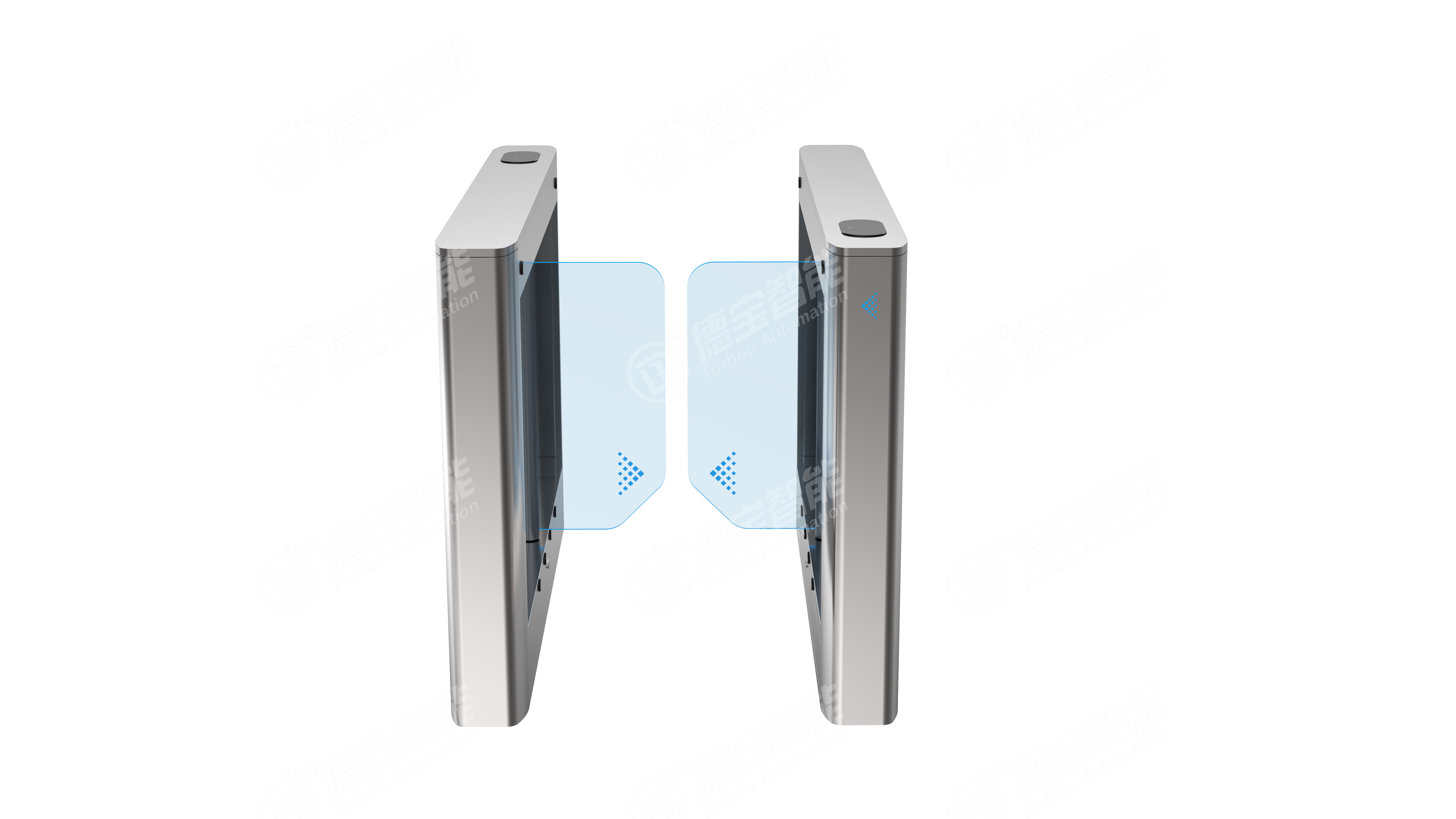 SUS 304 Security Barrier Gate Access Control Swing Barrier Gate With ...