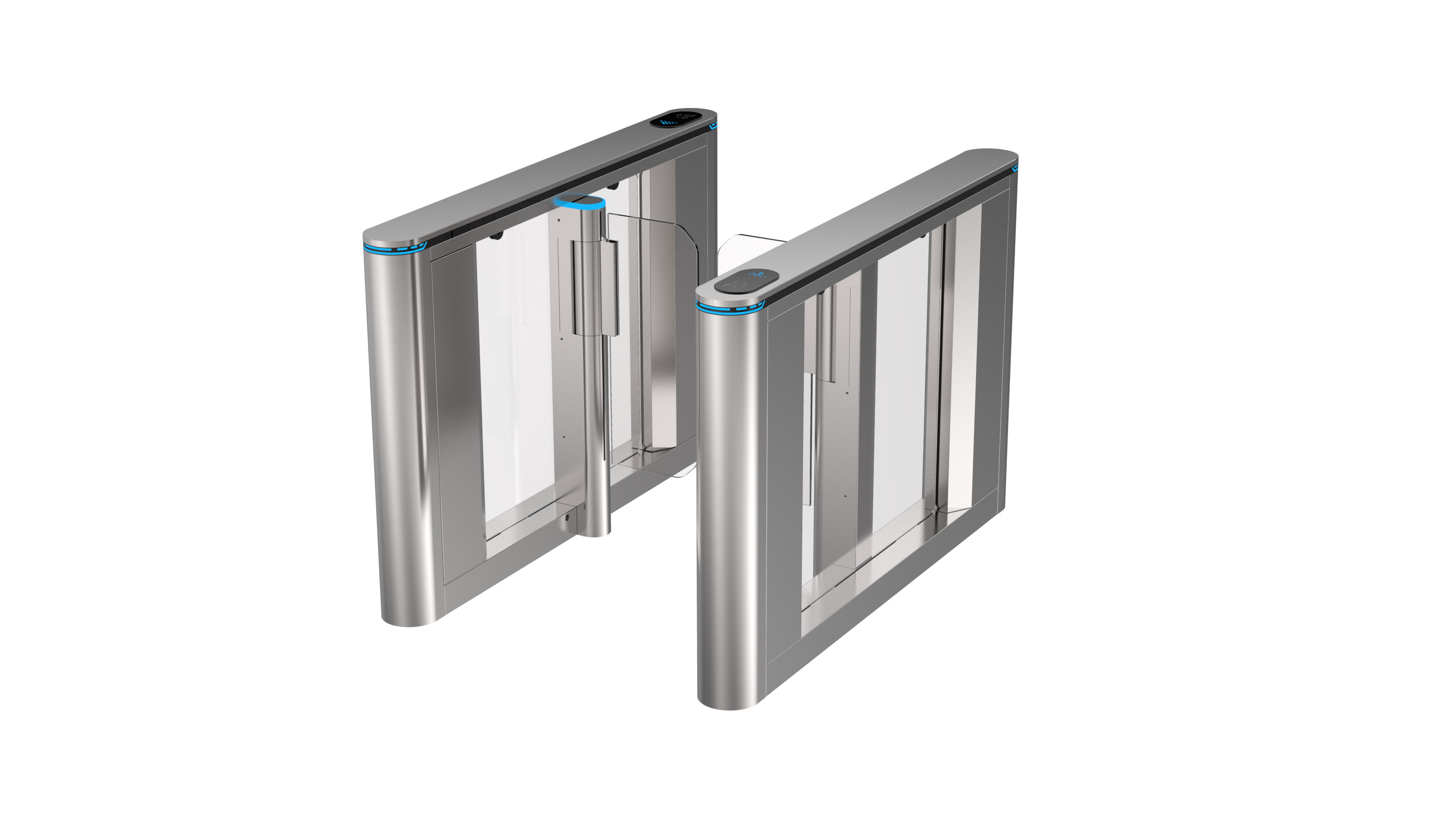 Security RS485 Swing Barrier Gate Turnstile Speed Gate Turnstiles With ...