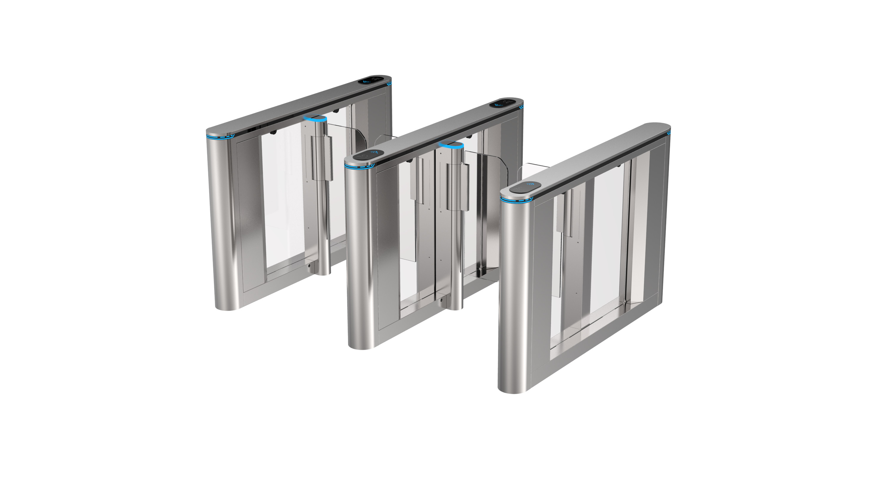 Security RS485 Swing Barrier Gate Turnstile Speed Gate Turnstiles With ...