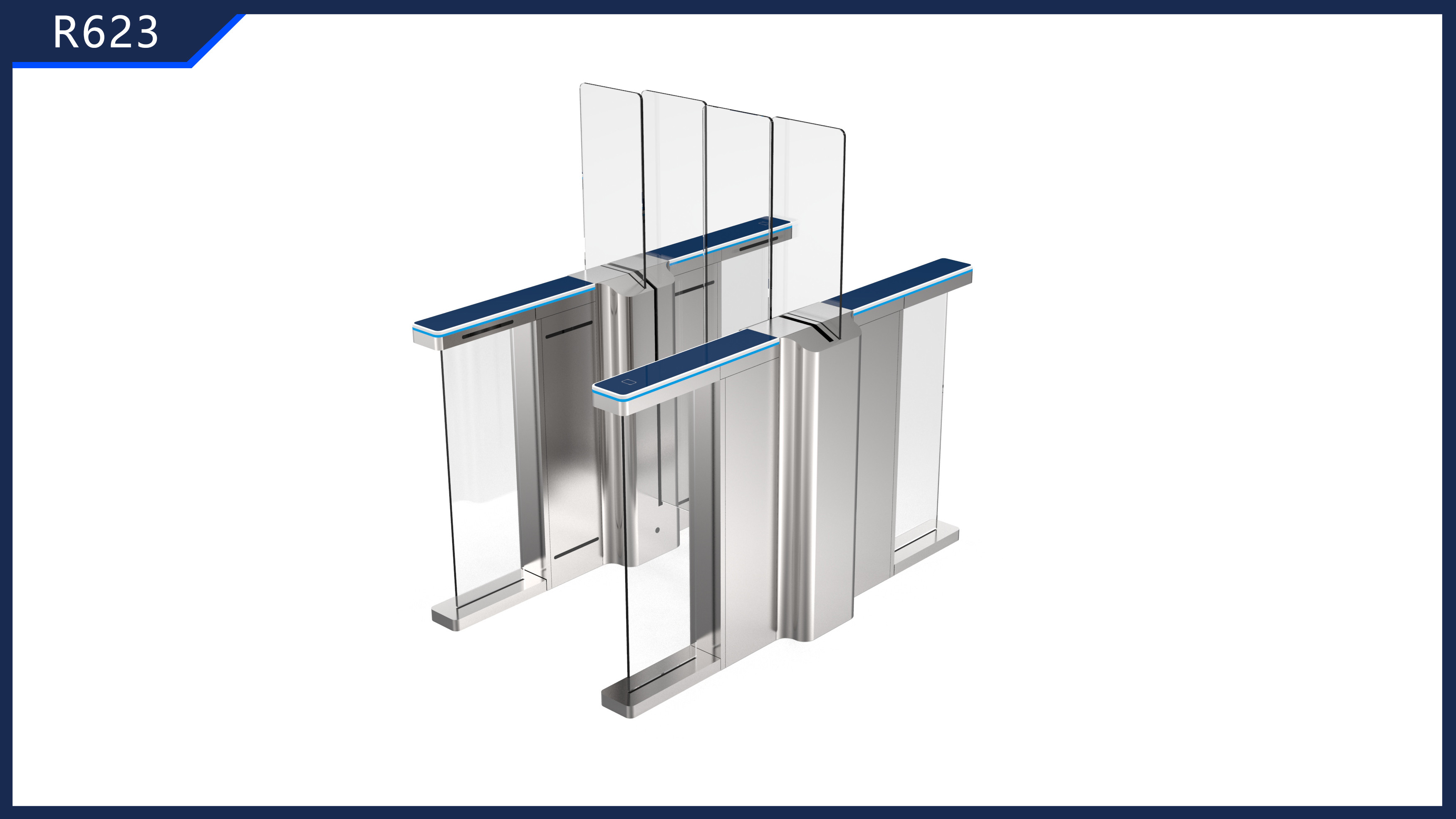 Sliding barrier gate Full height gate servo mochine core Pedestrian ...