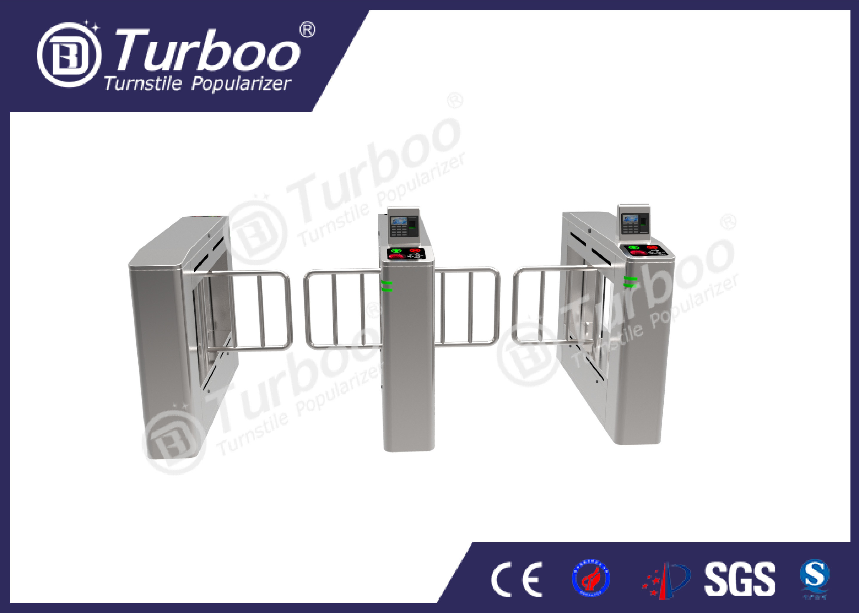 Mechanical Swing Speed Gate Turnstile Full Automatic Access Control ...