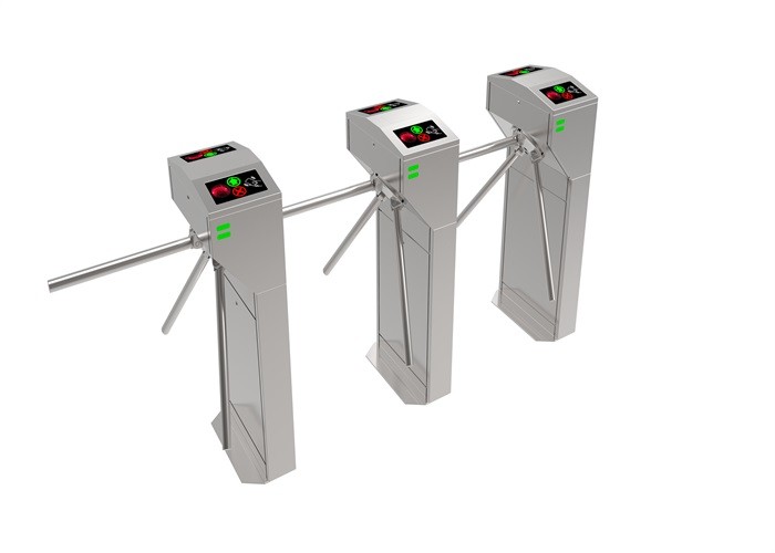 Vertical Type Coin Operated Access Control Tripod Turnstile For Public ...