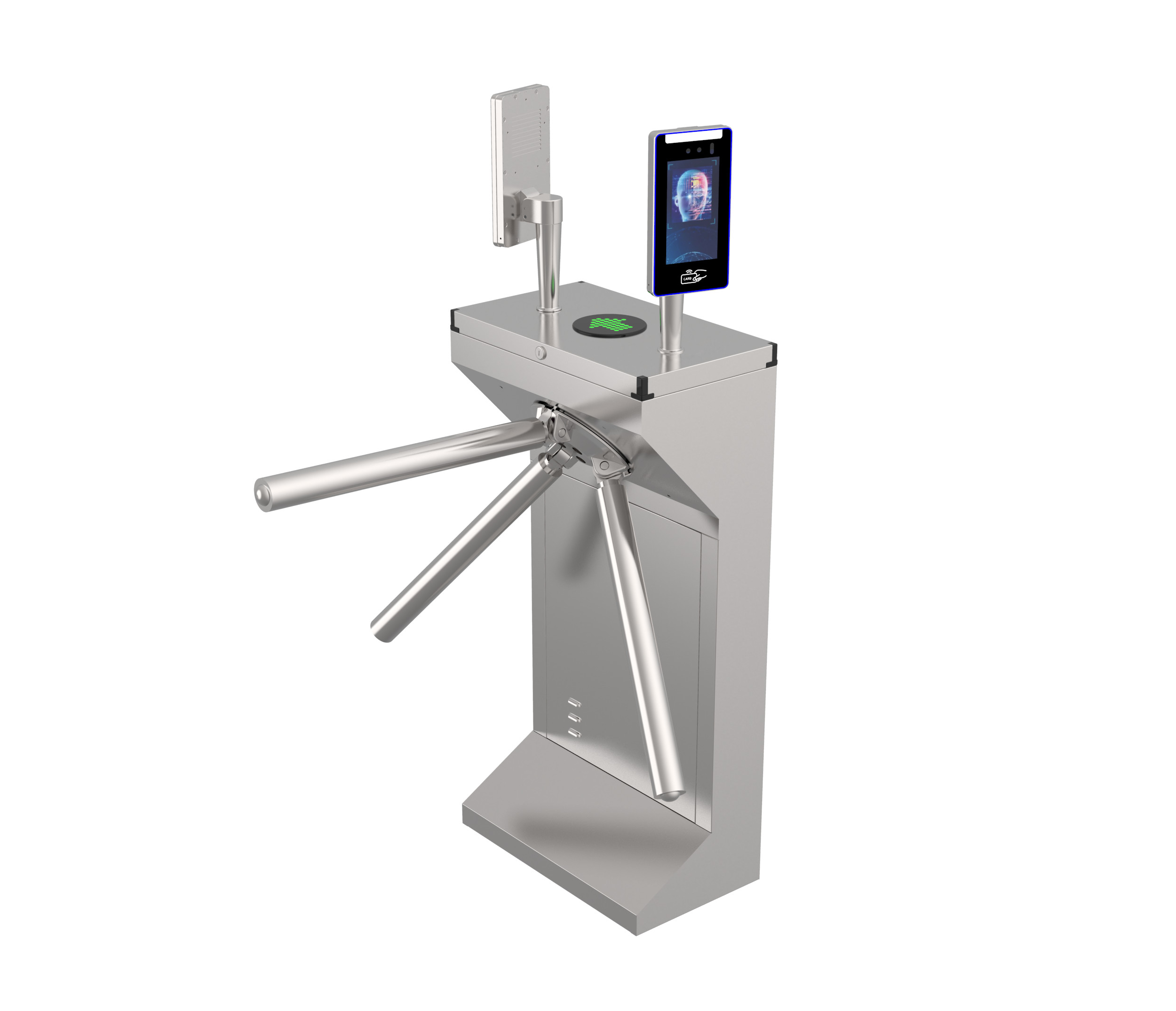 Semi - Automatic Tripod Turnstile Gate - Integrated with Security ...