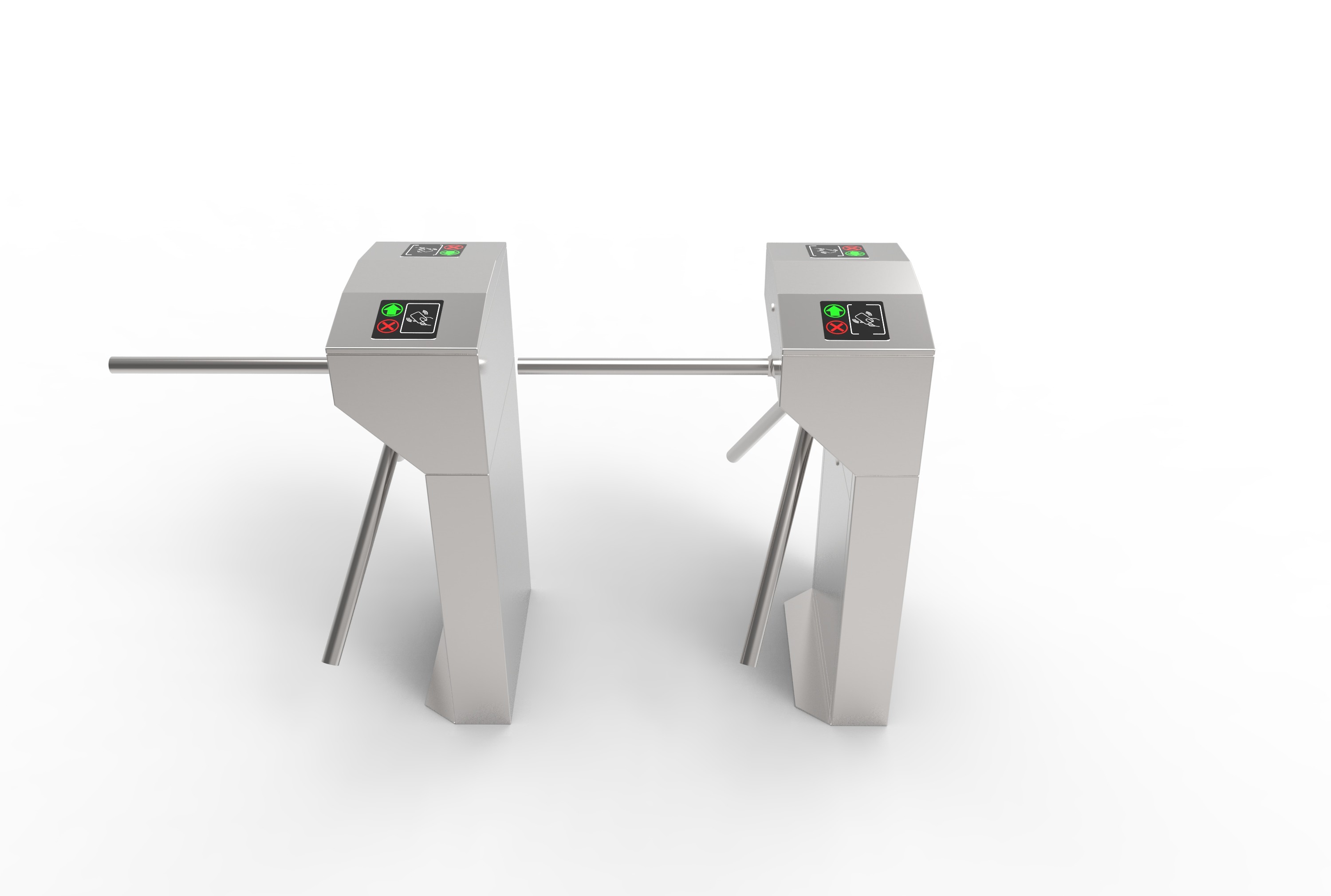 Vertical Type Coin Operated Access Control Tripod Turnstile For Public ...