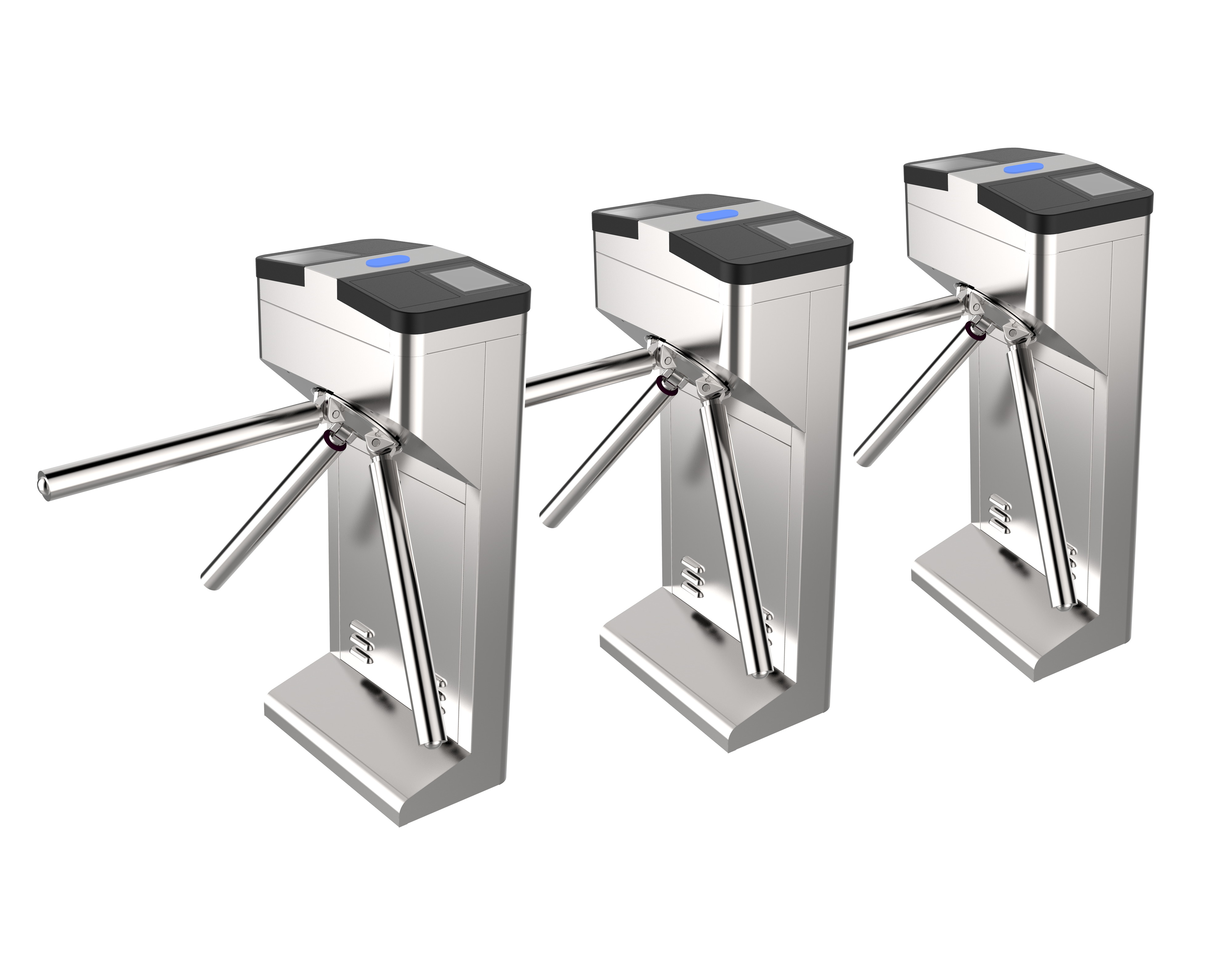 Semi Automatic Tripod Turnstile Gate With Drop Arm Down Function And