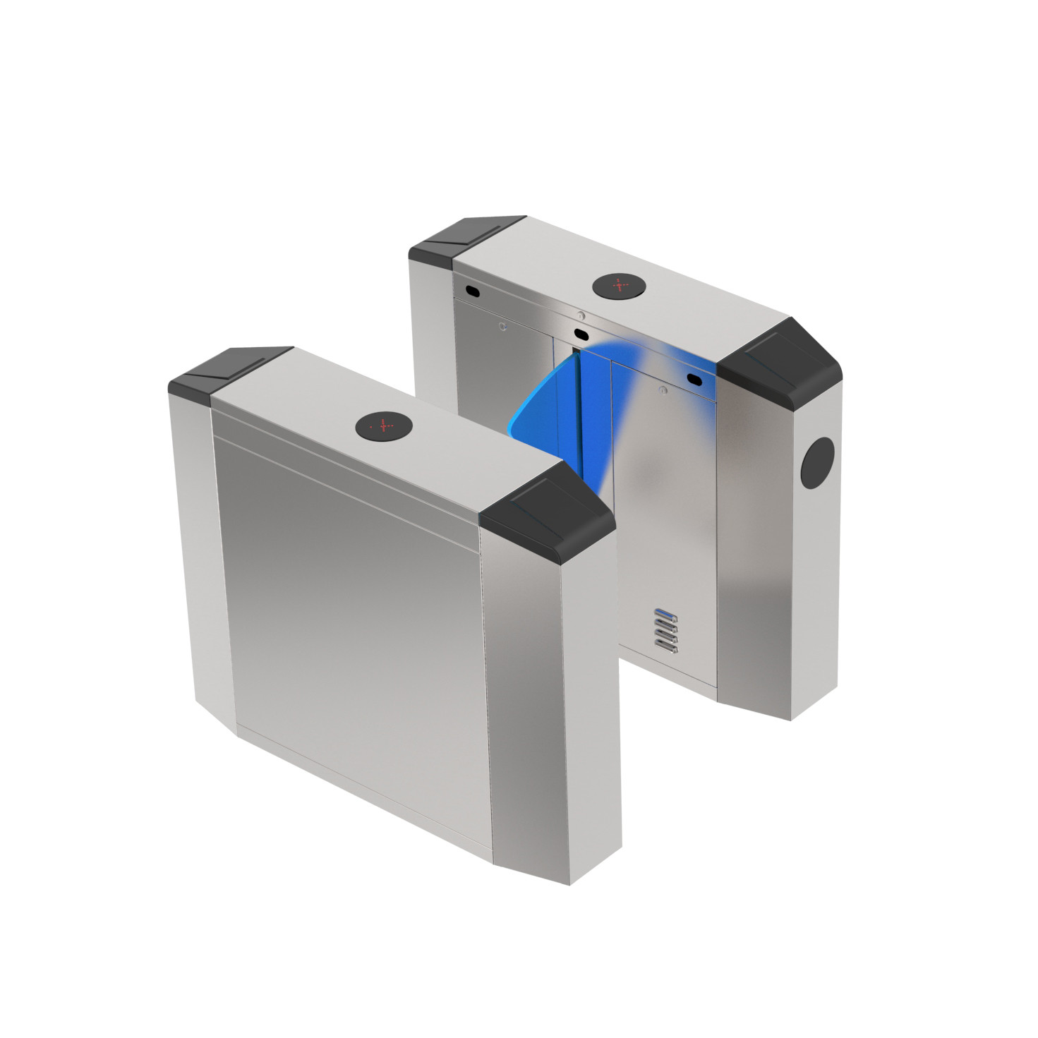 304SUS Turnstile Barrier Gate Access Control Space Saving With ...