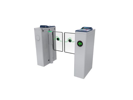 LED Display Flap Swing Barrier Gate Speed Gate Turnstile With RFID ...