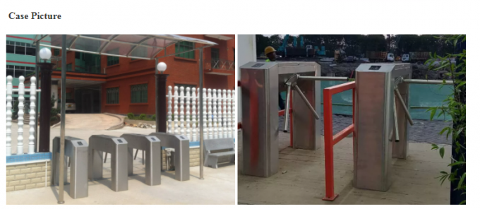 Semi - Automatic Tripod Turnstile Gate Access Control Tourniquet RFID ...