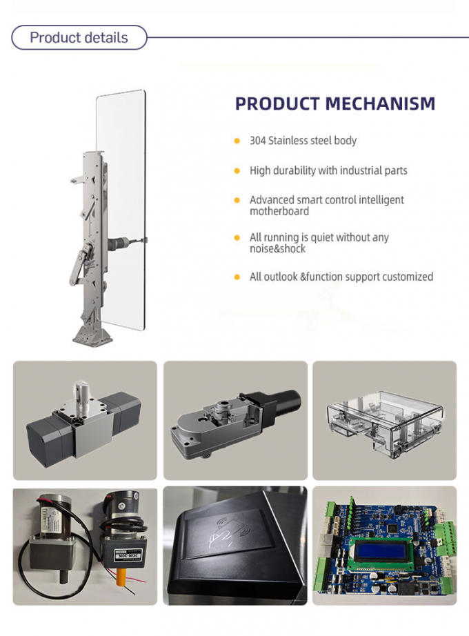 600mm Pass Width Swing Barrier Turnstile Gate Automatic Swipe Card ...