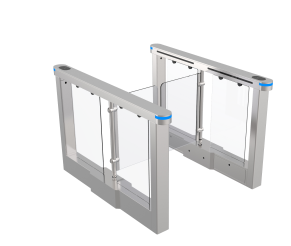 Pedestrian Office Entrance Gate Optical Swing Gate Turnstiles With RFID ...