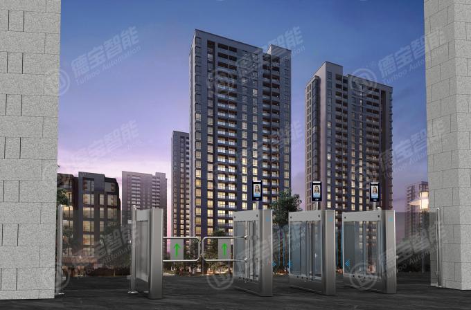 SUS 304 Security Barrier Gate Access Control Swing Barrier Gate With ...
