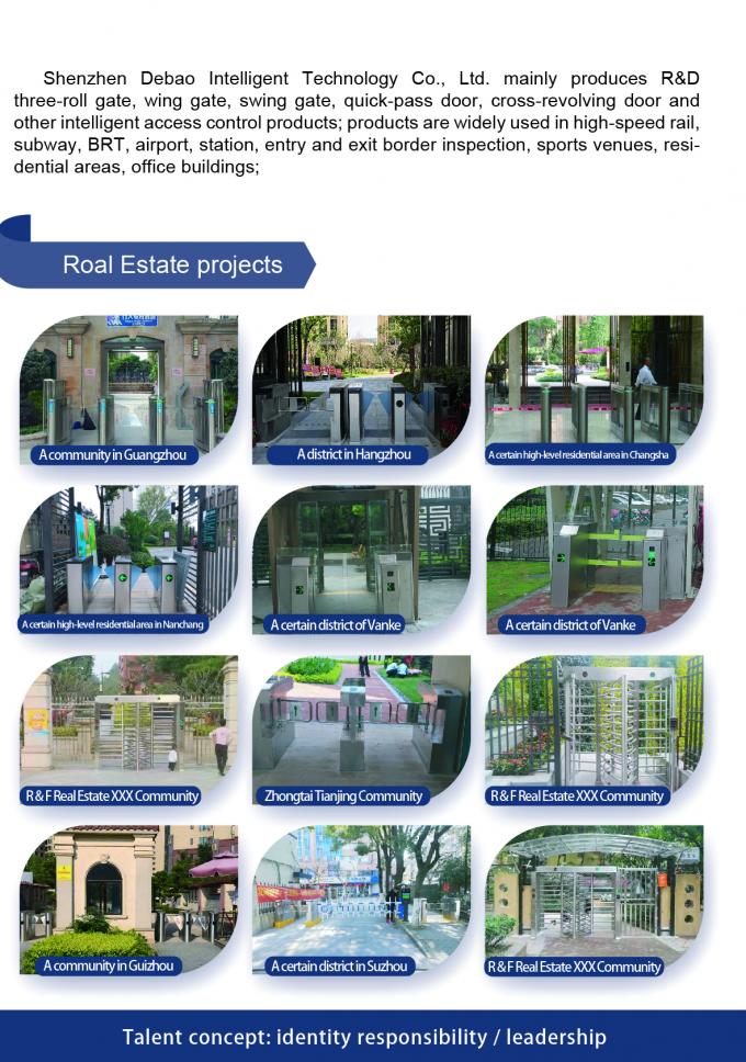 35p/m Stainless Steel Automatic Swing Gate Opener K324 Automatic Control With TCP/IP/RS485 Interface